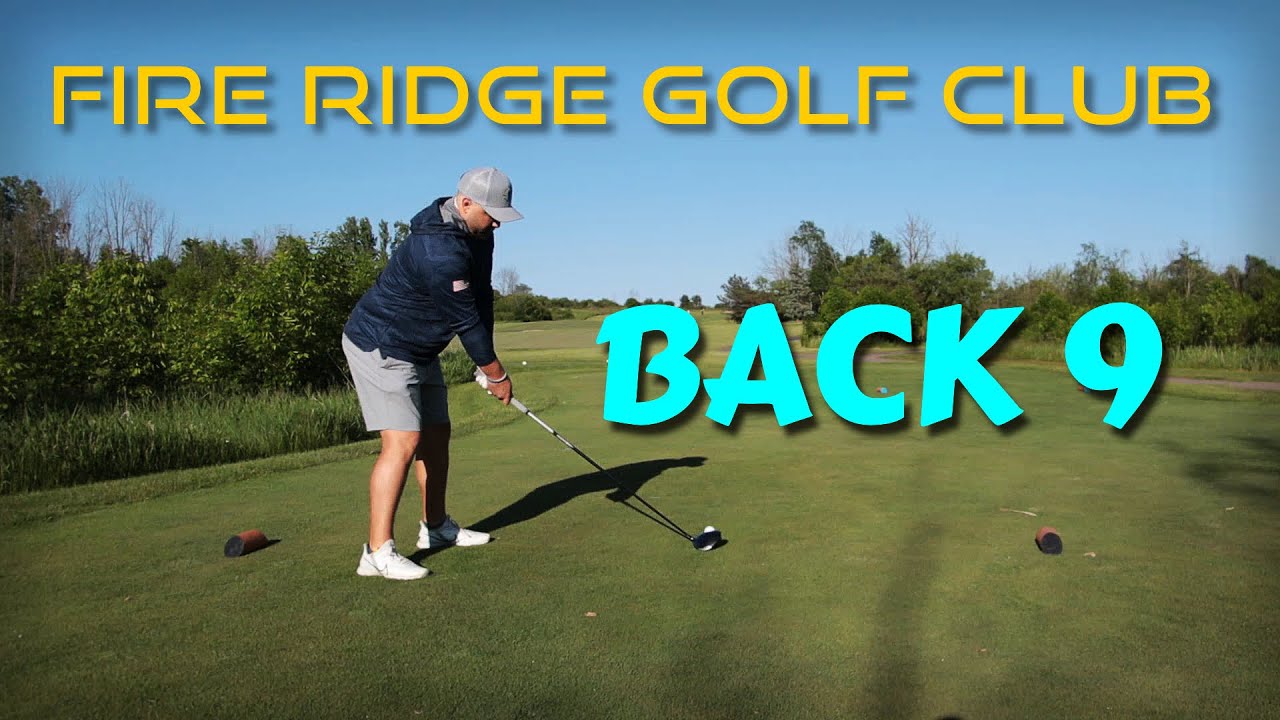 Every Shot (w/ Tracers) at Fire Ridge Golf Club | Back 9 | Warm Up ...