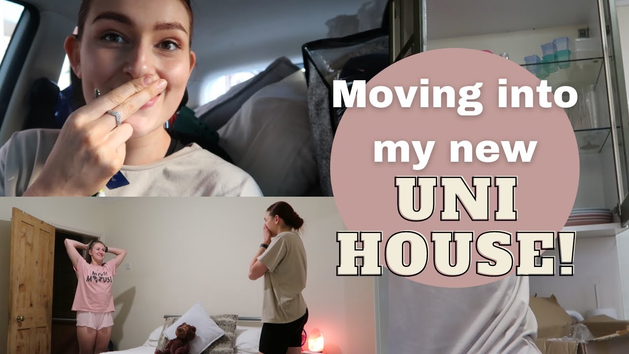 MOVING INTO MY NEW UNI HOUSE! | Ashton Faye - YouTube