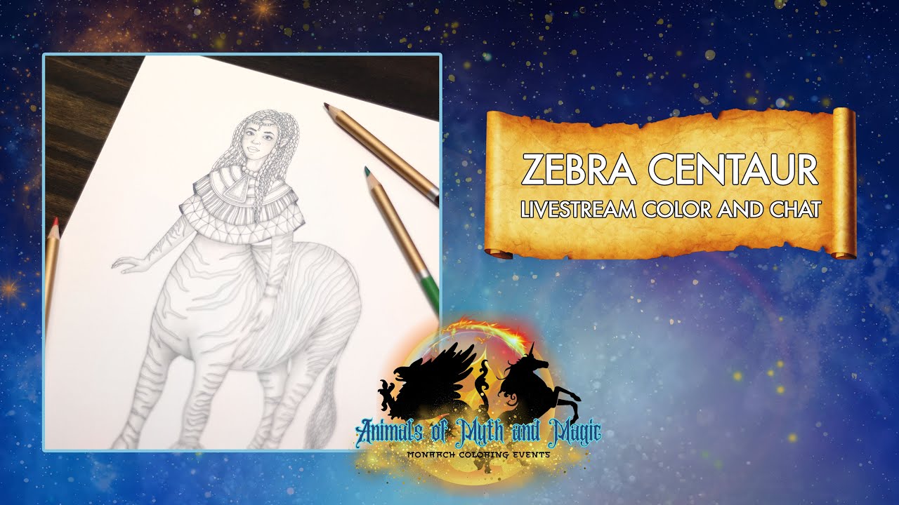 {LIVESTREAM} Animals of Myth and Magic ~ Zebra Centaur ~ Schpirerr ...