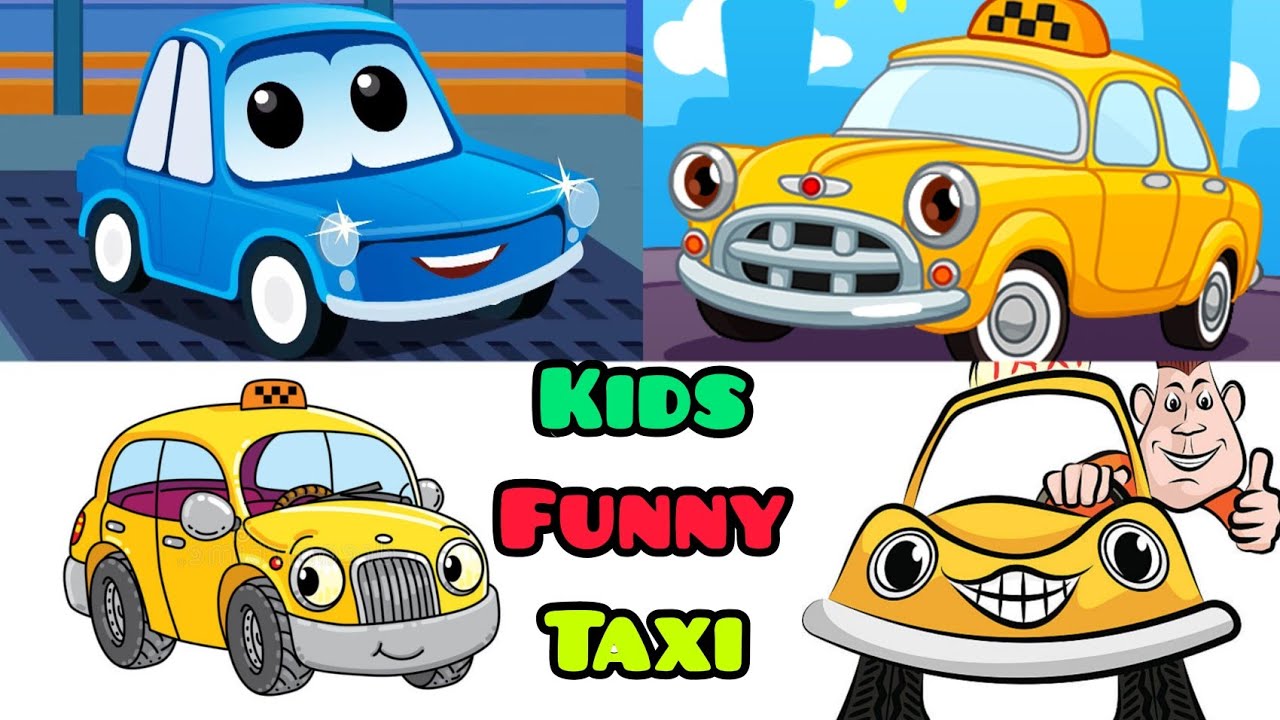 Taxi Cartoon | Kids Taxi Car | Nursery Rhymes | Baby Taxi - YouTube