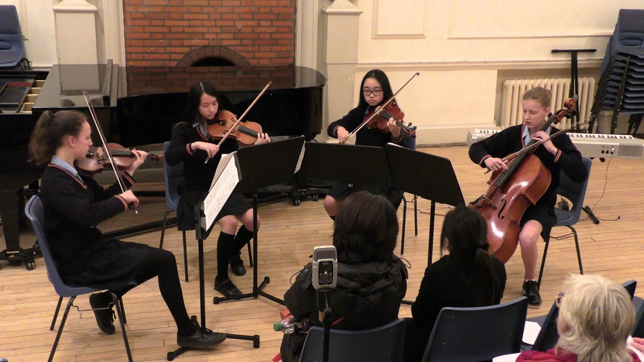 J.C.Arriaga String Quartet No. 1 1st movement (Year 9 string quartet) - YouTube