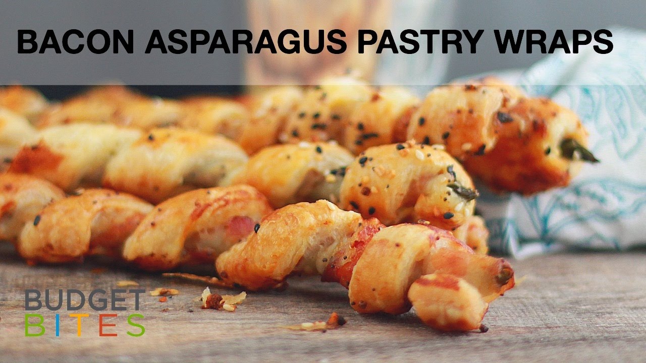 Asparagus Bacon Pastry Wraps Recipe (Learn in under 60 seconds) - YouTube