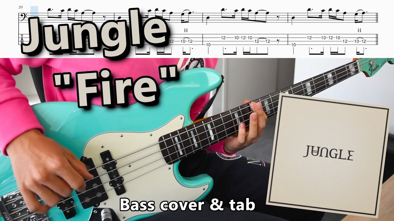 Jungle - "Fire" (bass cover & tab) - YouTube