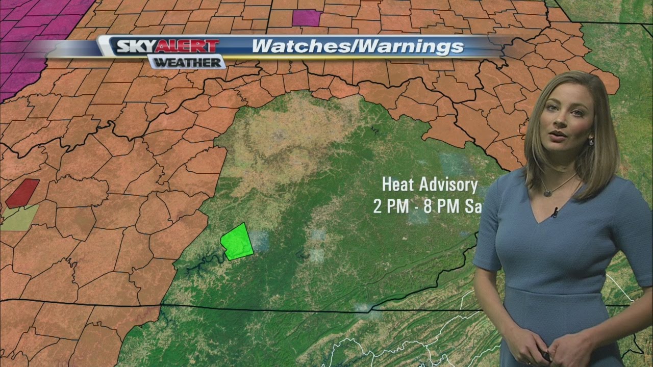 Meteorologist Allison Rogers' 11 p.m. forecast - July 22, 2016 - YouTube