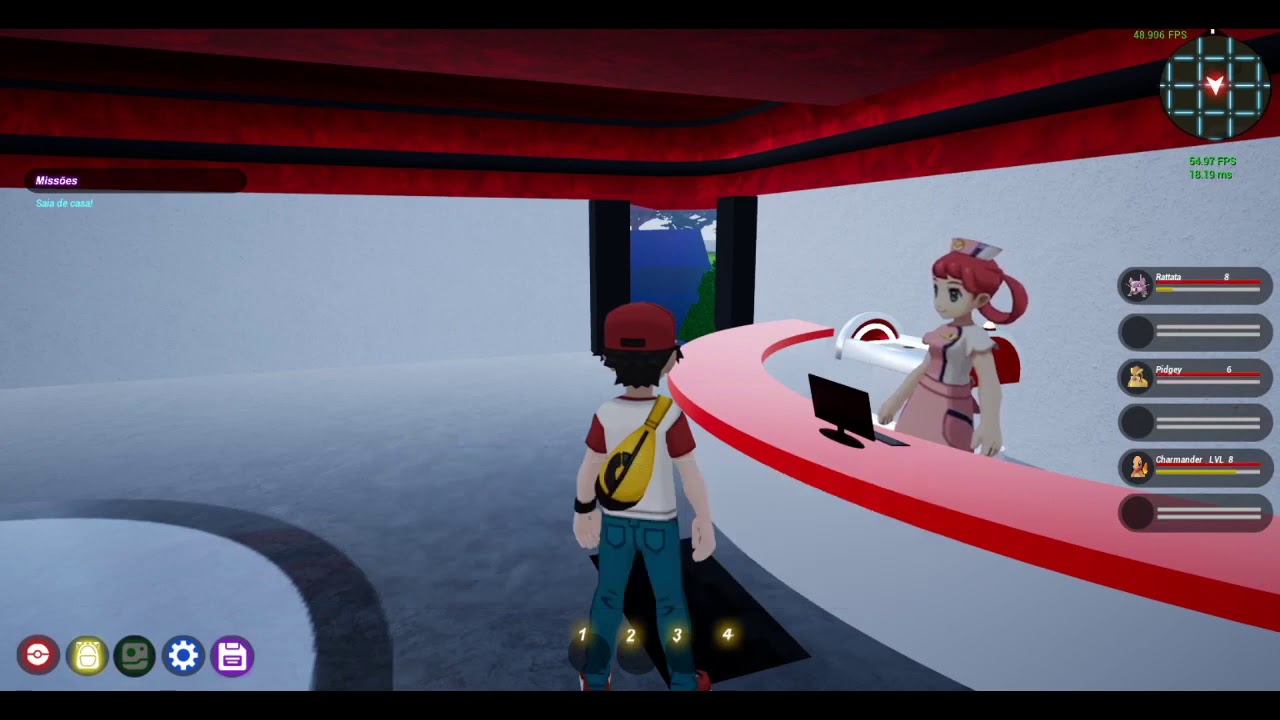 Gameplay Pokemon Fire RED 3D - YouTube