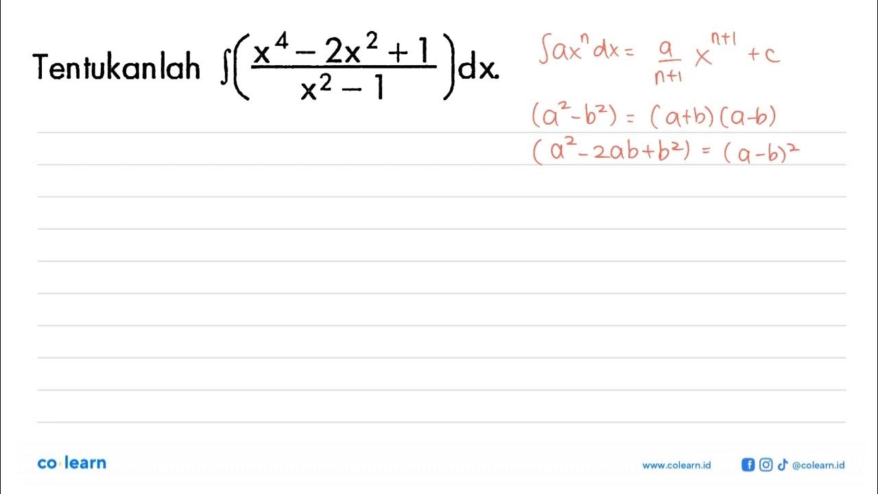 tentukanlah-integral-x-4-2x-2-1-x-2-1-dx-youtube