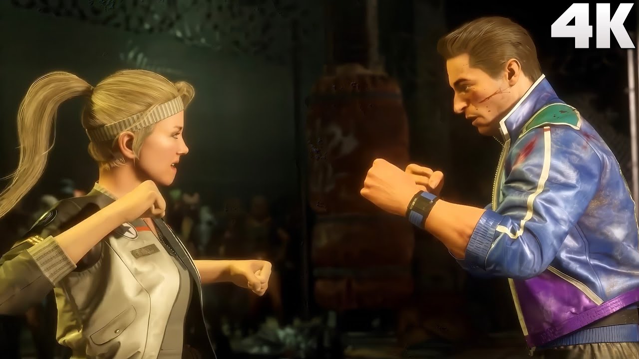 MK11 - Sonya Blade must kill Johnny Cage to survive - Game Scene 4K ...