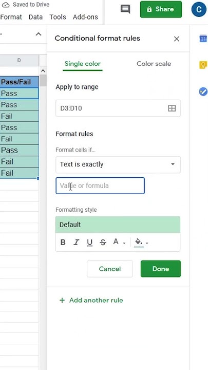 How to use Conditional Formatting in Google Sheets!🥺 #googlesheets # ...