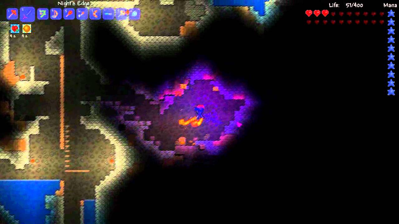 Terraria 1.1 new Monster Mimic - YouTube