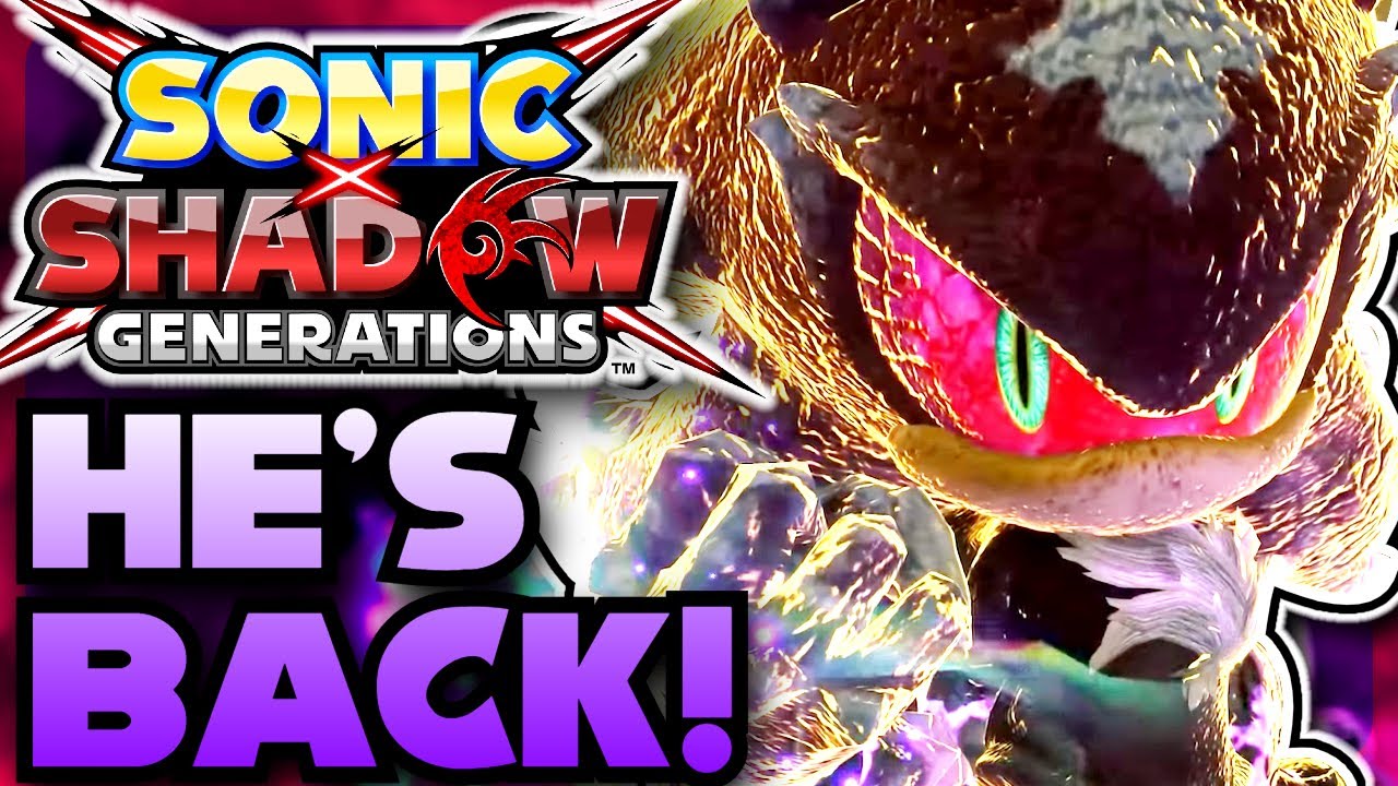 MEPHILES RETURNS! Sonic X Shadow Generations Story Trailer REACTION ...