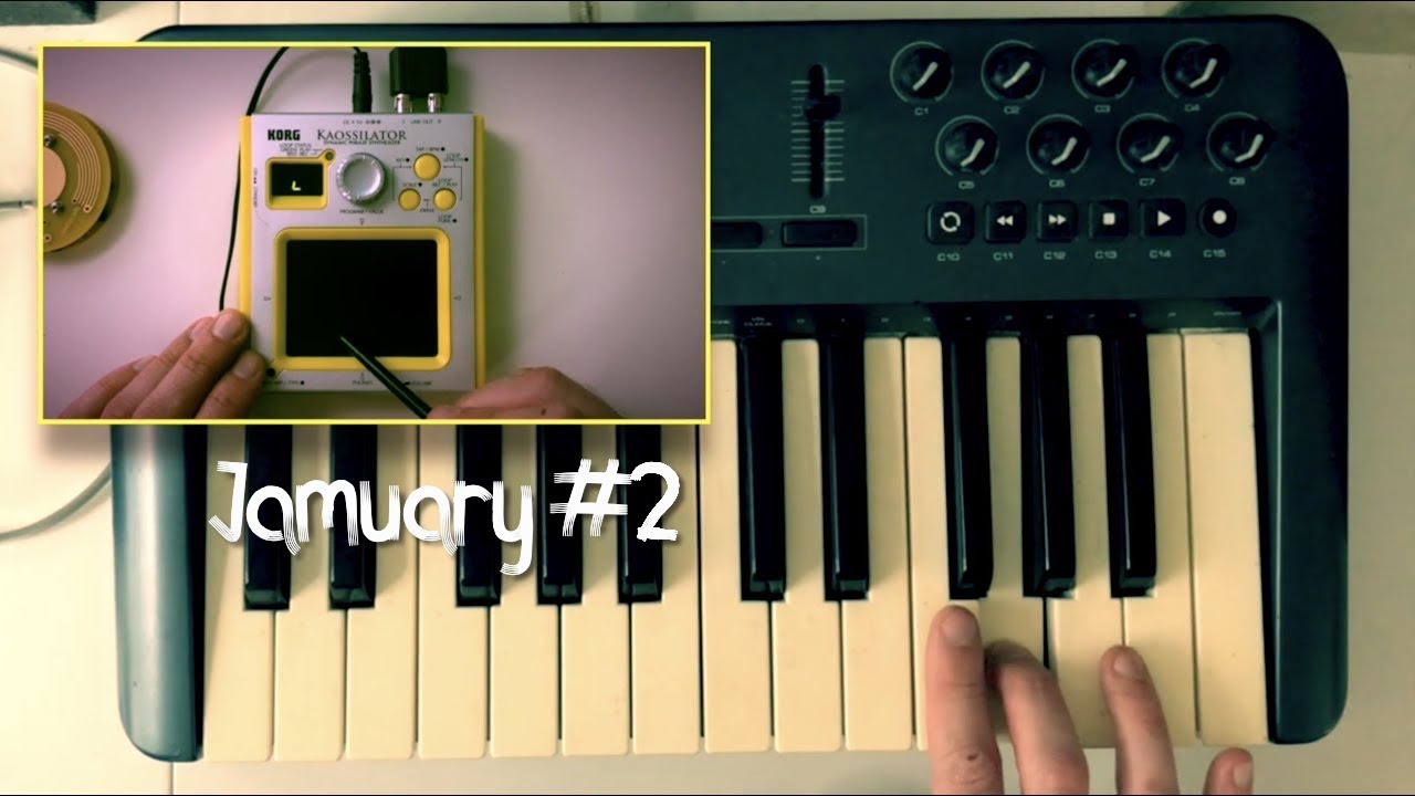 Relaxing Improv w/Tape Loop, Soft Synth, & Kaossilator [Jamuary #2 2022] - YouTube