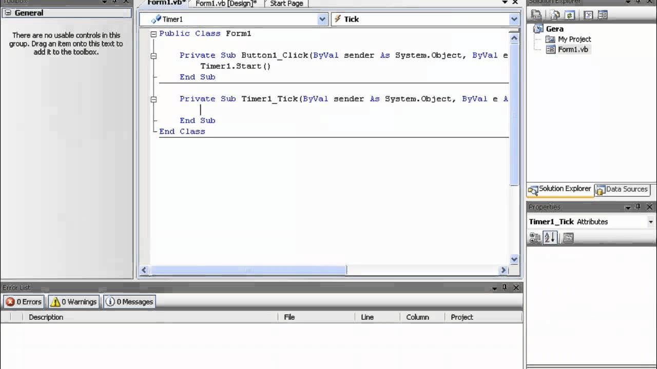 Como Usar ProgressBar no Visual Basic 2008 - YouTube