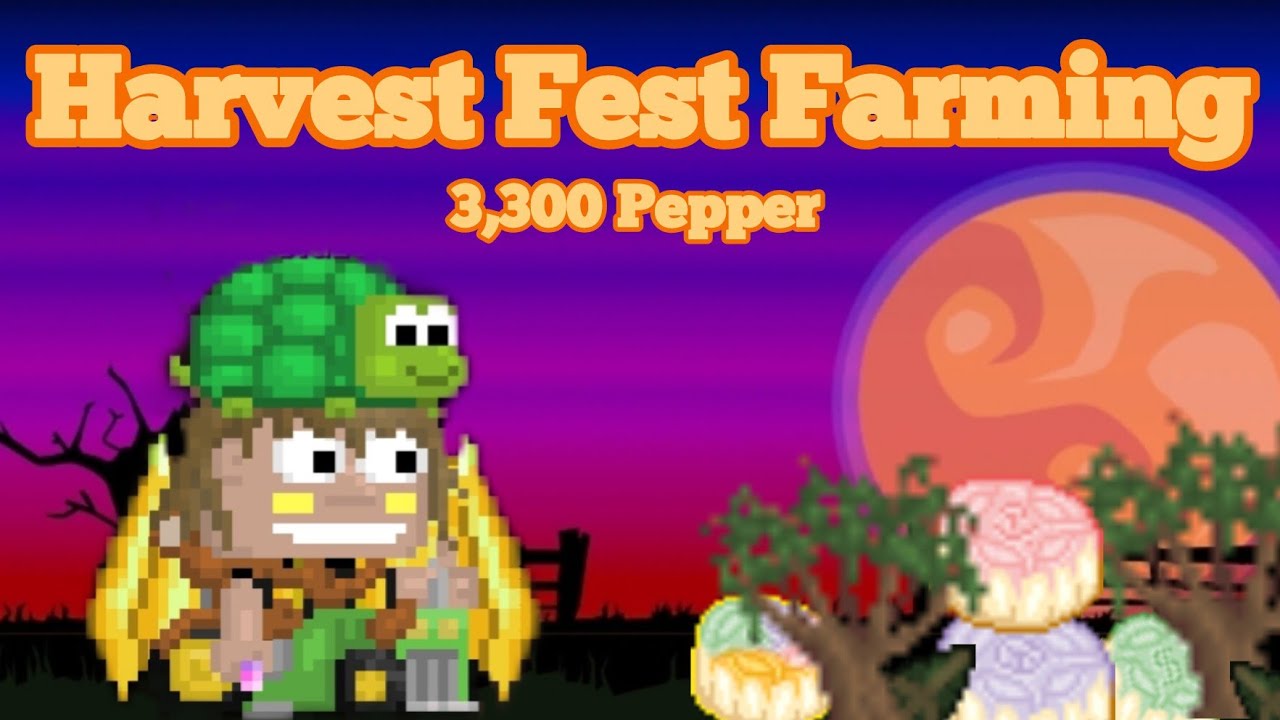Farming 3,300 Pepper Seeds during Harvest Fest | Growtopia - YouTube