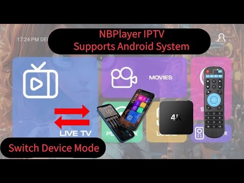 How to switch between Mobile and TV modes in NBPlayer IPTV？ - YouTube