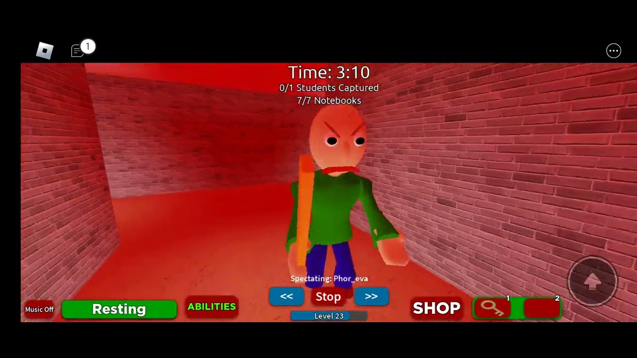 Run away from baldi (The Schoolhouse) - YouTube