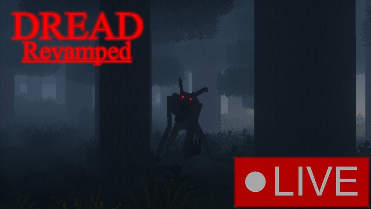 Playing Minecraft's Scariest Modpack LIVE! (DREAD Revamped Mod) - YouTube