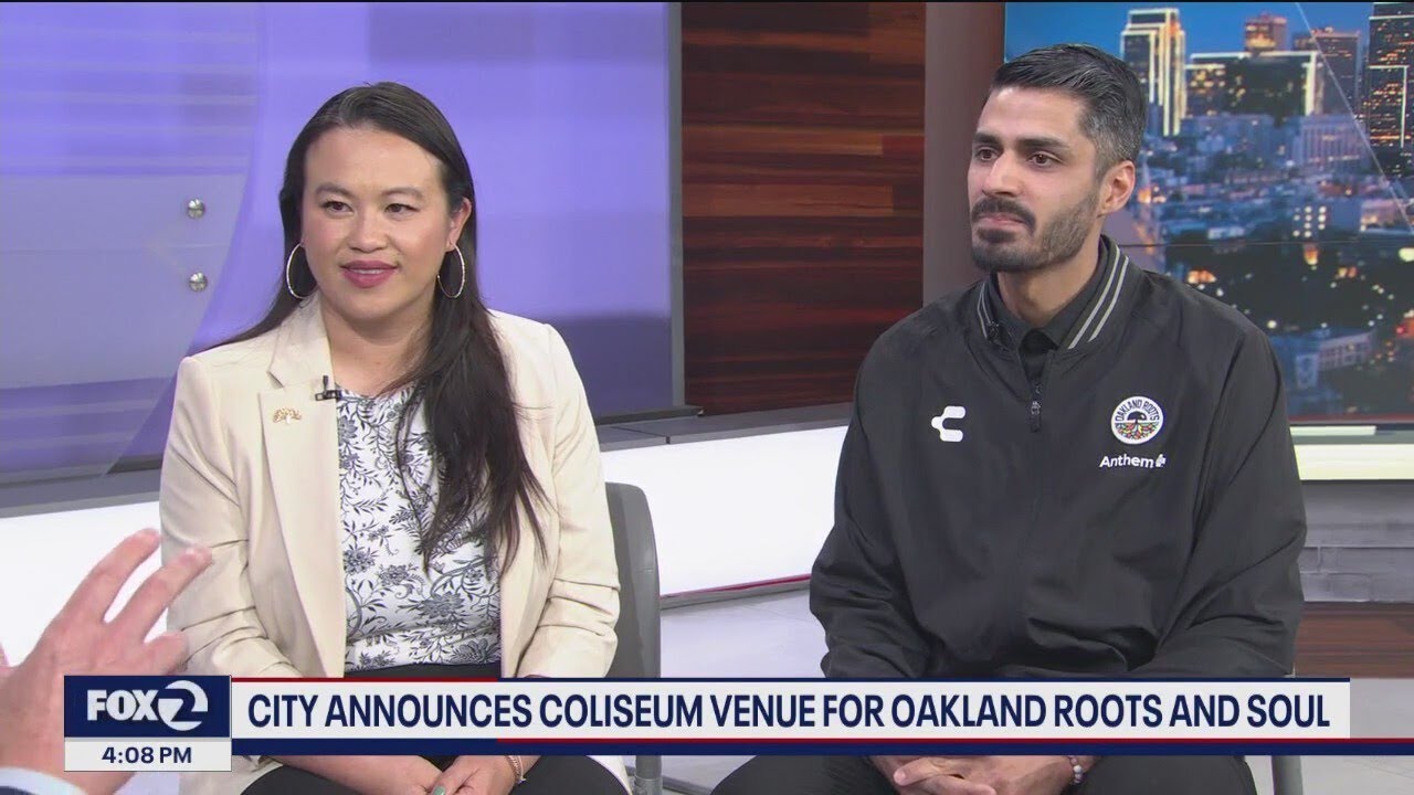 Oakland Roots, Soul soccer teams to play at Oakland Coliseum - YouTube
