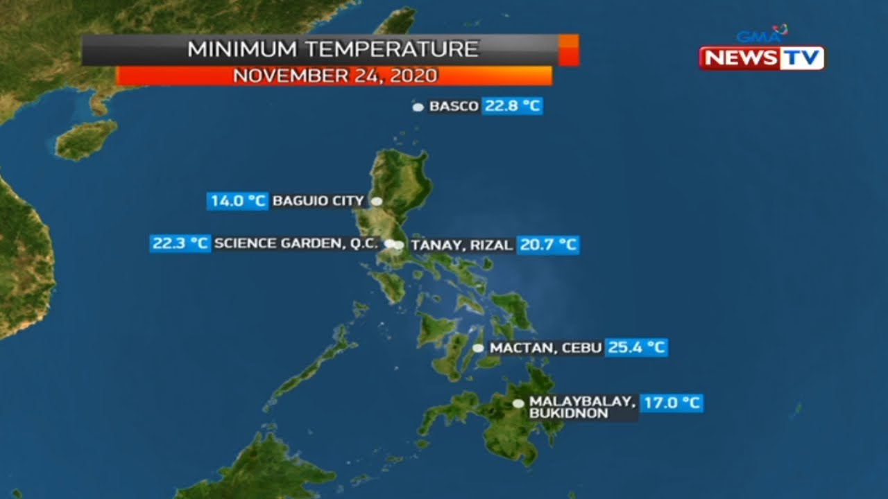 BT: Weather update as of 11:44 a.m. (November 24, 2020) - YouTube