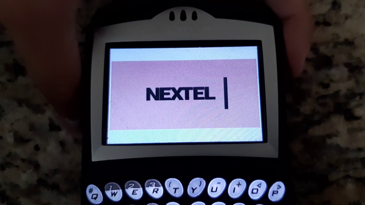Blackberry 7520 - Startup/Shutdown - YouTube