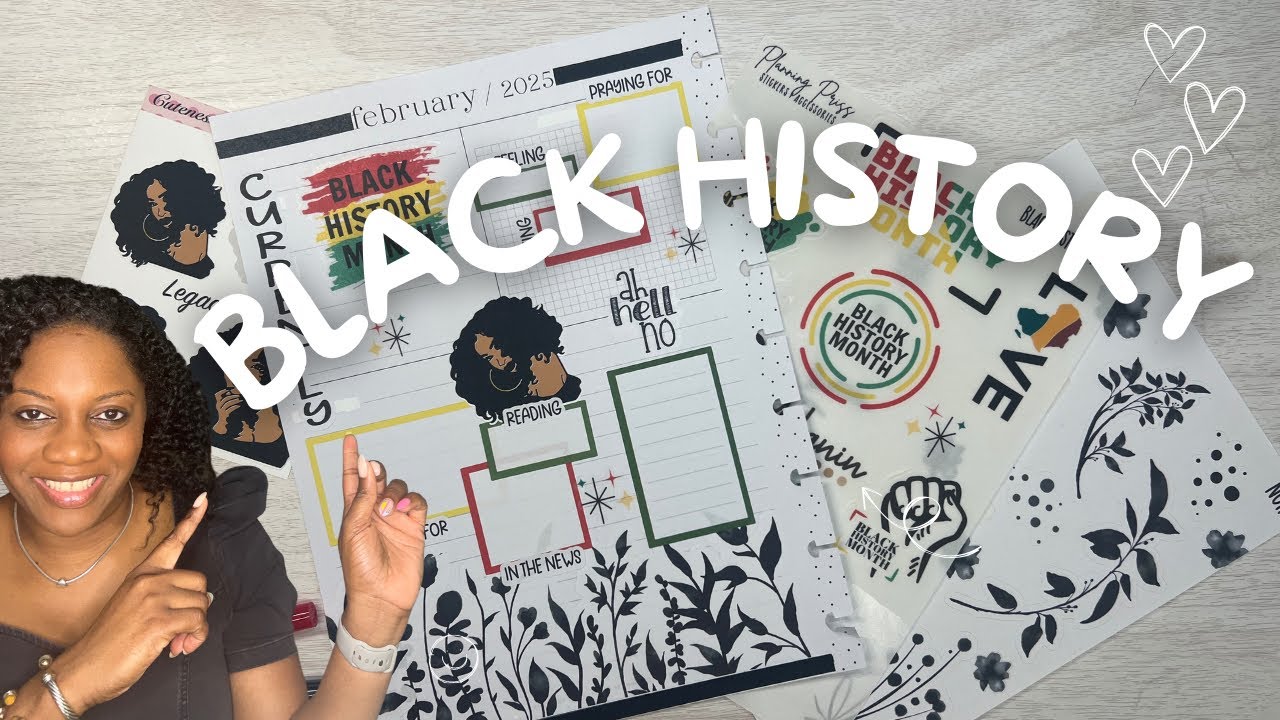 Black History Month 2025 | February Currently Page | Plan With Me - YouTube