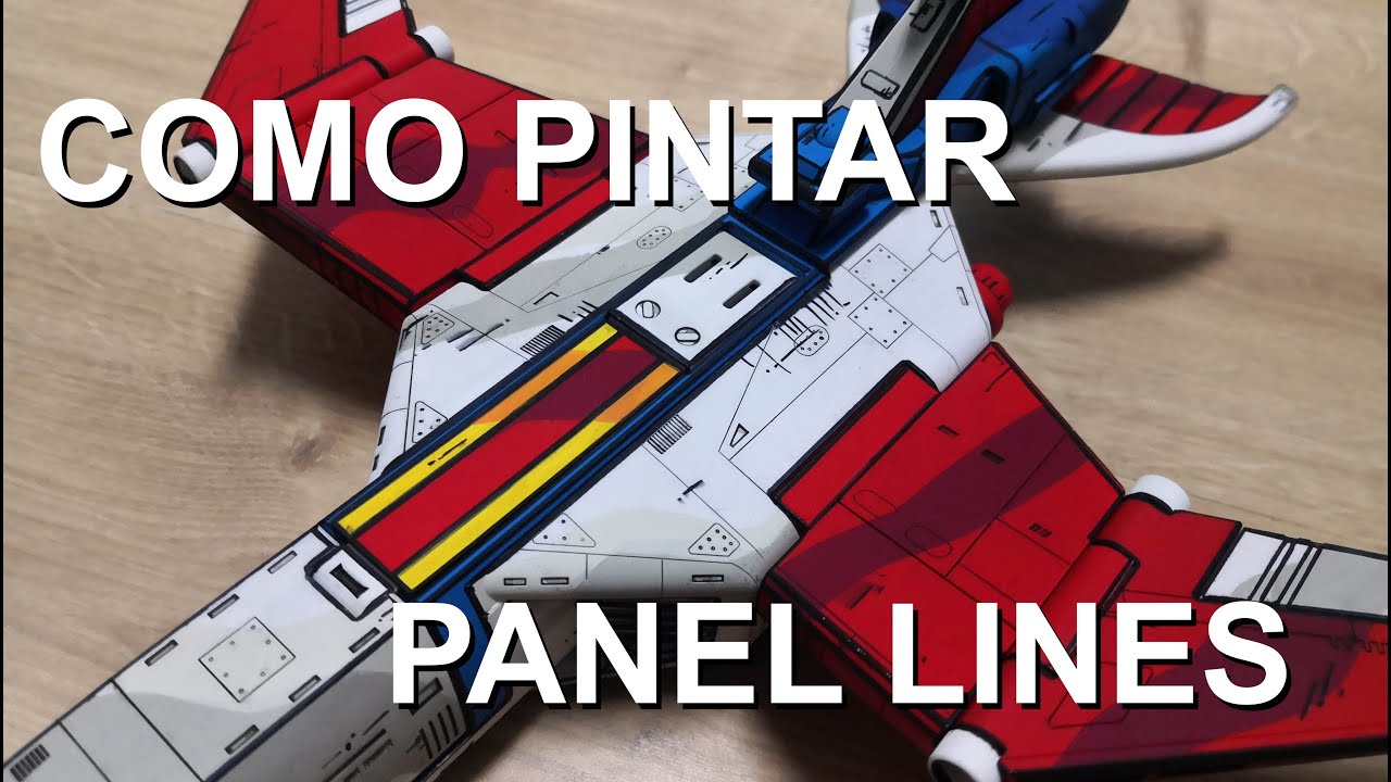 Gunpla tutorial Como pintar las panel line - YouTube