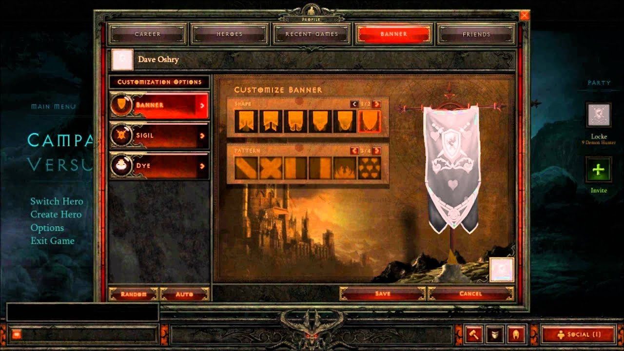 Diablo 3 Banner Creation (Closed Beta) - YouTube