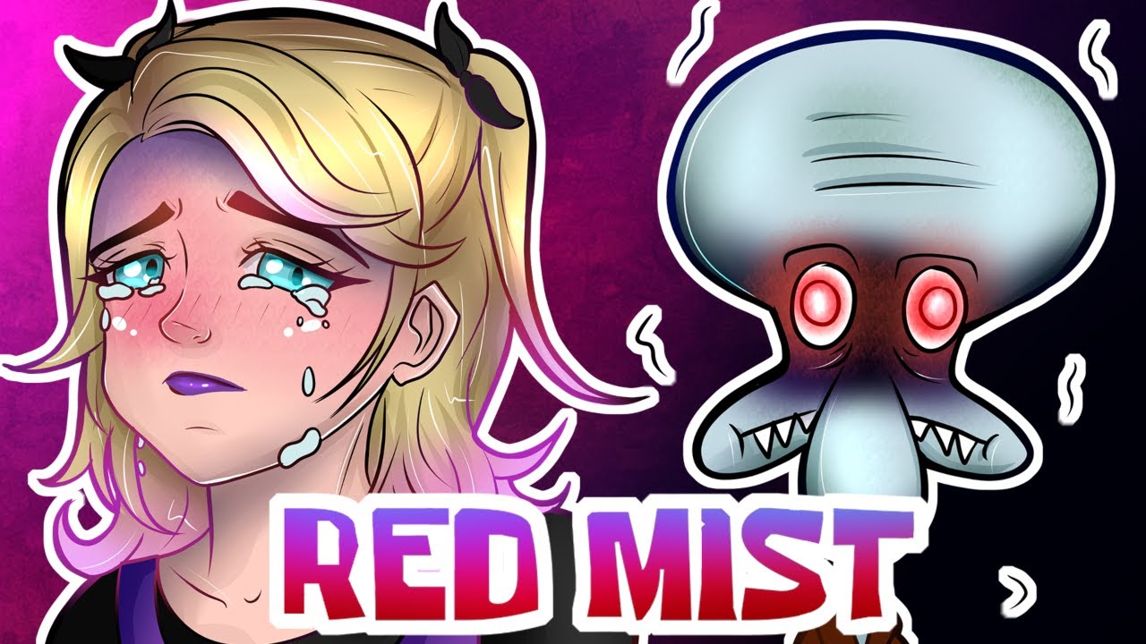 SQUIDWARD IS CHASING ME! | Red Mist (Spongebob Horror Game) - YouTube