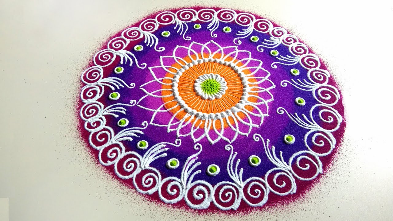 Easy Galicha Rangoli Designs | Diwali Special Rangoli Designs | Galicha ...