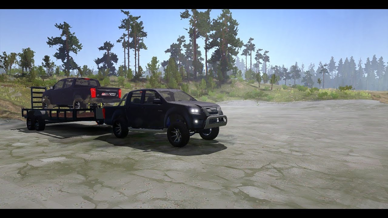 probando la isuzu dmax en una pista extrema /mudrunner - YouTube