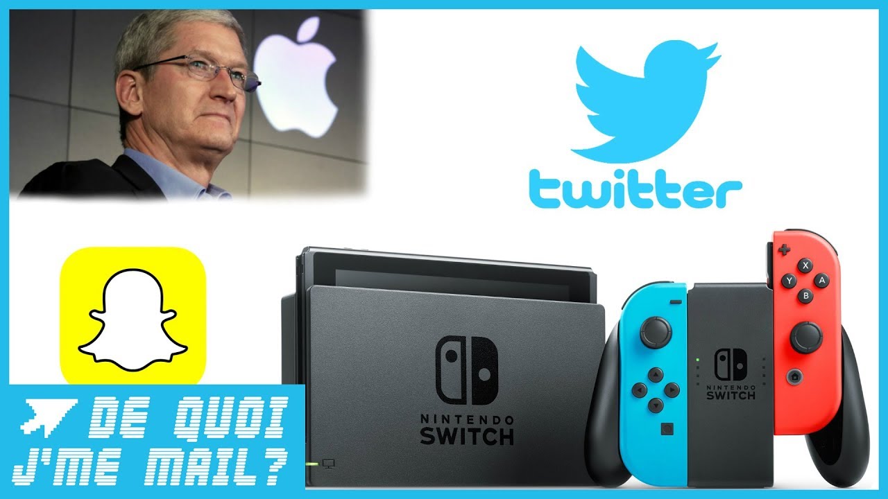 Nintendo, Apple, Snapchat et Twitter font l'actu cette semaine DQJMM (1 ...