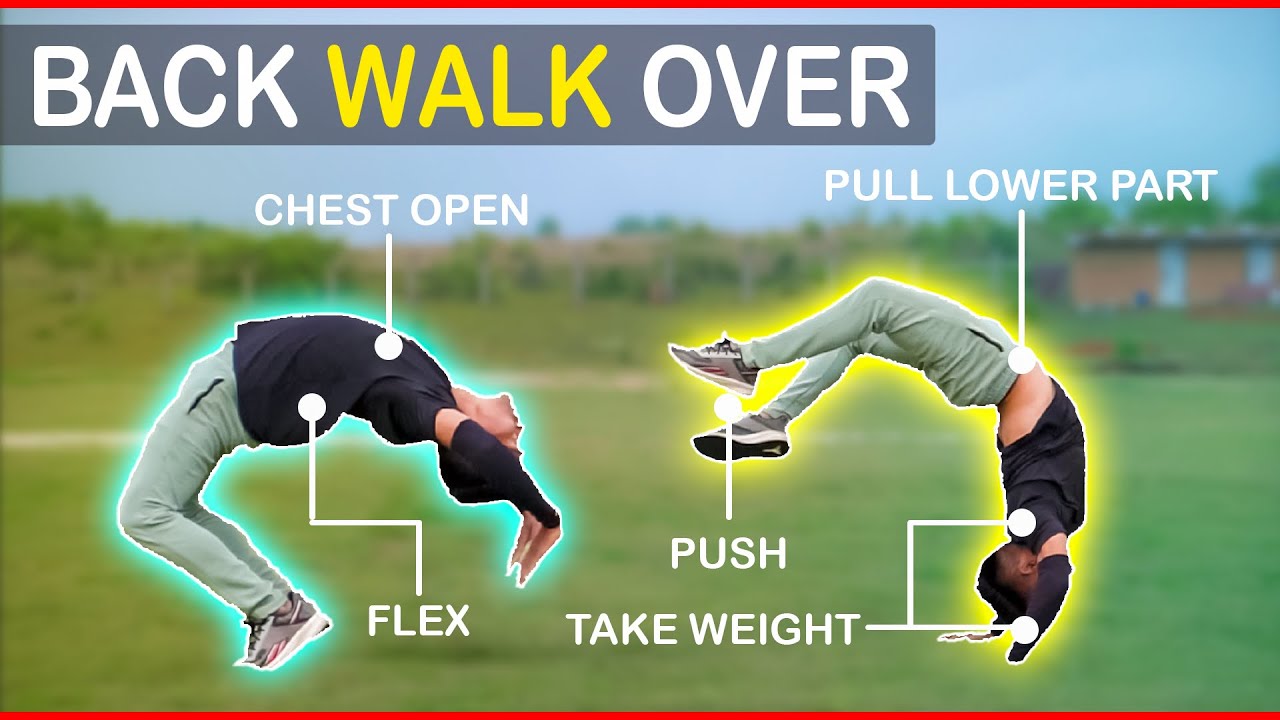 Learn back walk Over step by step | basic to advance flip course ...