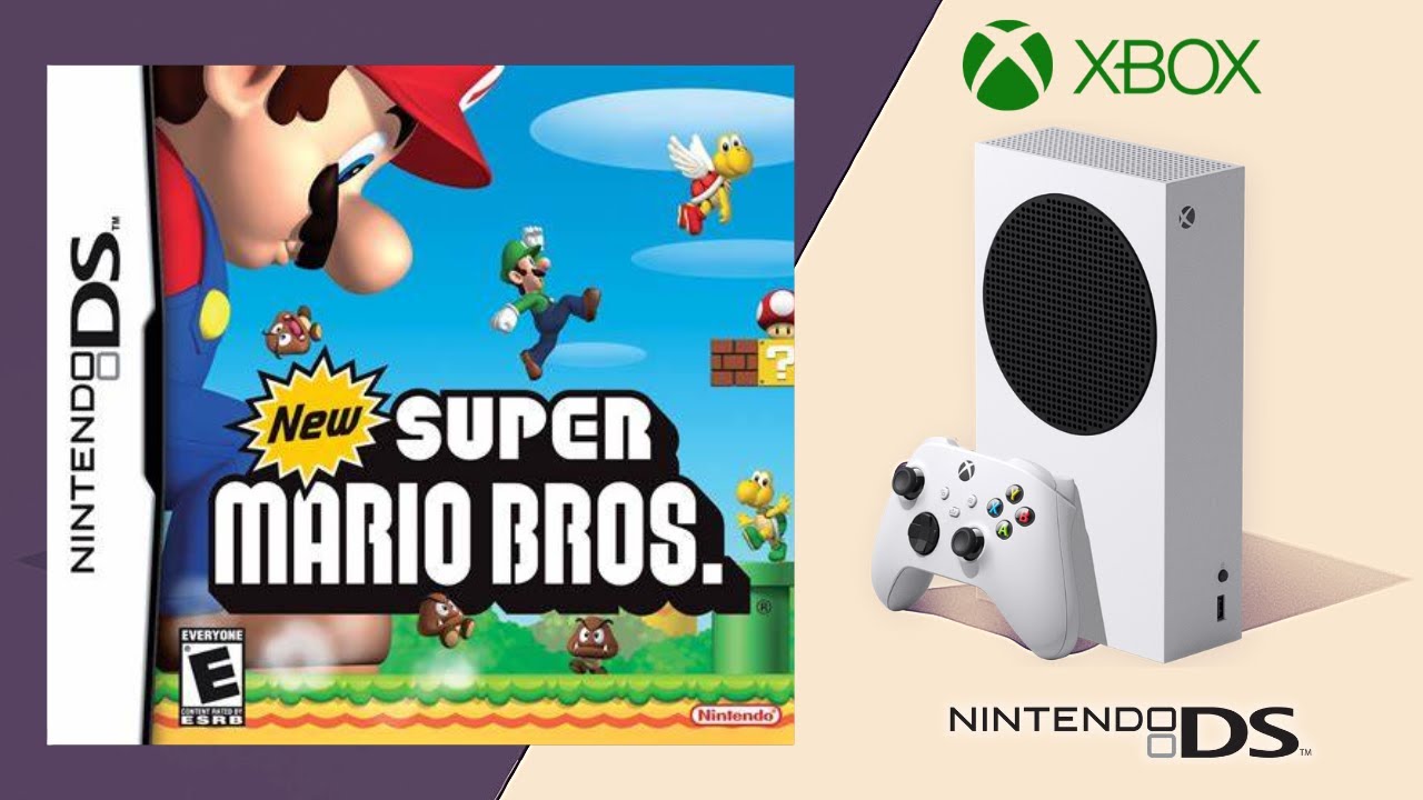 New Super Mario Bros NDS / Xbox Series S Retroarch - YouTube