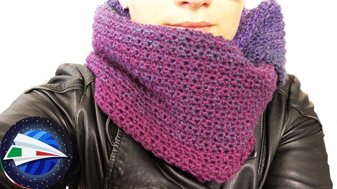 Sciarpa Invernale Triangolare ️ Bella, Morbida e Facile Da fare - YouTube