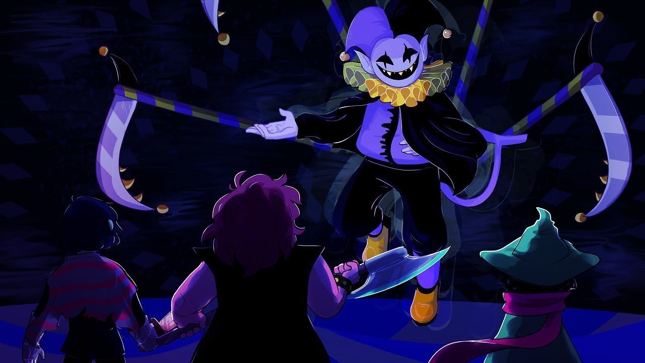 Deltarune Jevil Fight - YouTube