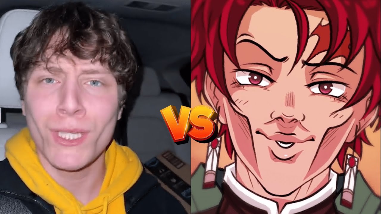 Alvidono vs Tanjiro :🤩Best and funny moments of tiktoker alvidono 2023💥 ...