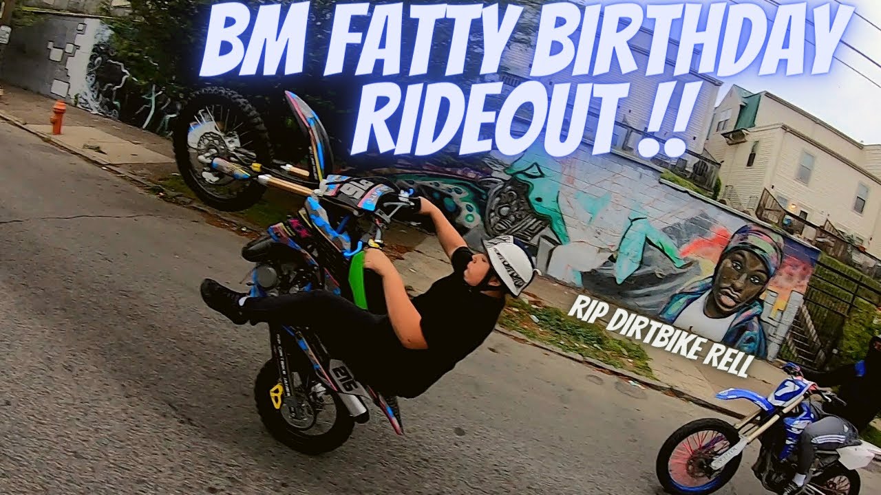 Philly : BM Fatty Birthday Ride Out ! Part 1 #302BikeLife - YouTube