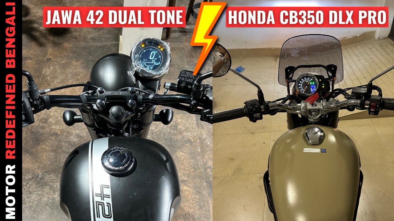 2024 Honda CB350 Vs Jawa 42 Dual Tone Color Comparison | বাংলা রিভিউ ...