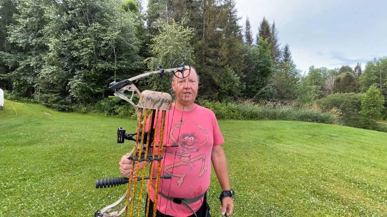 Time To Test The Homemade Rubber Mat Archery Target - YouTube