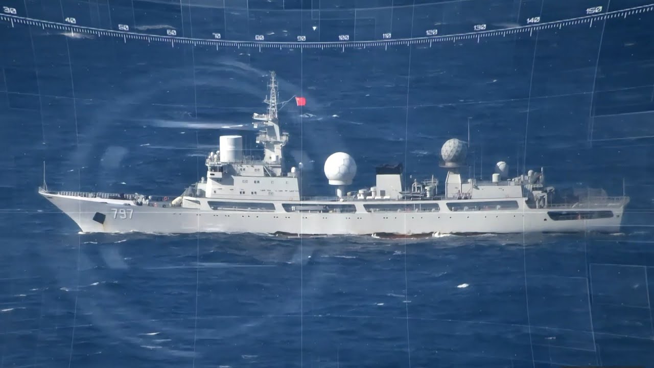 中美电子战急先锋：815电子侦察船全解 - YouTube