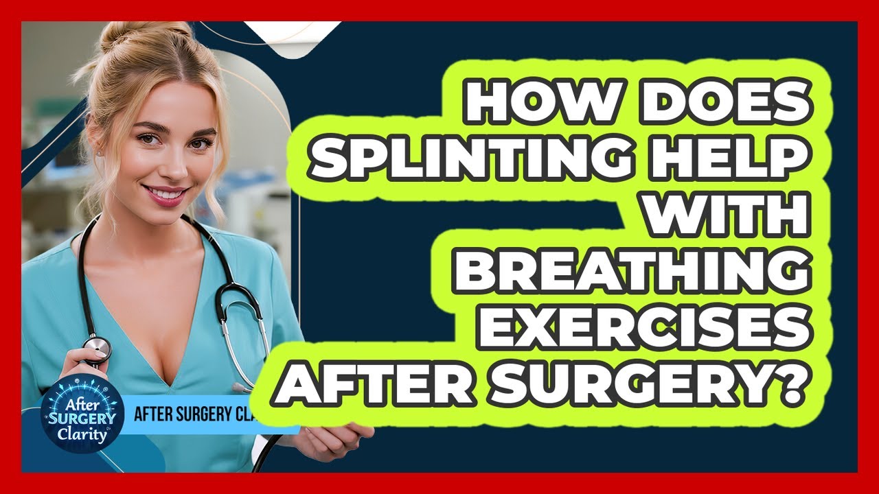 How Does Splinting Help With Breathing Exercises After Surgery? - After ...