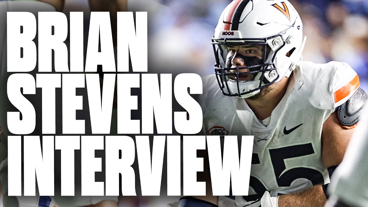 UVA OL Brian Stevens Interview | 2025 NFL Draft Prospect - YouTube
