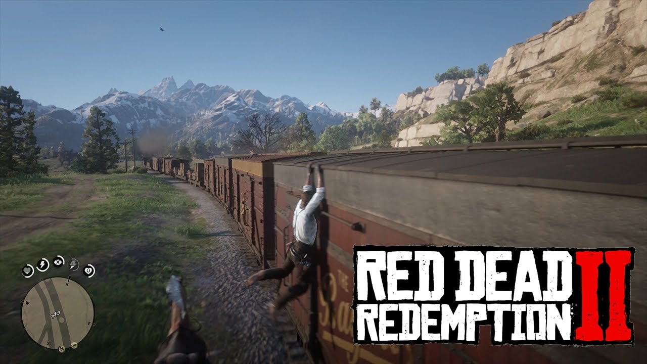 Red Dead Redemption II: Jumping From Horse to Train, Back to Horse ...