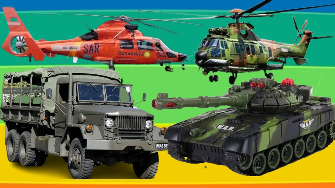 Army Truck | Truk Mobil Tentara | Helicopter Tentara | Vidio Populer ...