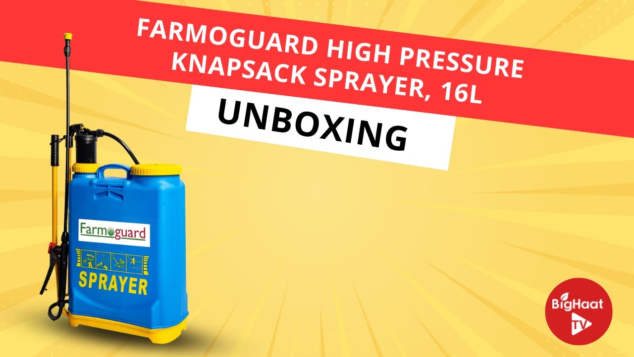 Unboxing the most efficient and versatile sprayer: Farmoguard Knapsack ...