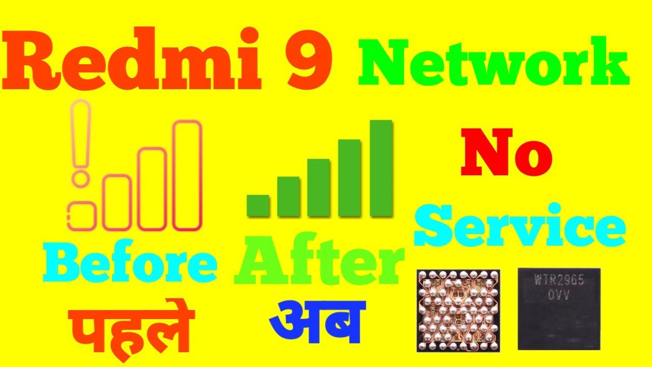 Mi Redmi 9 No Service Problem (नो सर्विस प्रोब्लम ) Mi Redmi 9 - YouTube