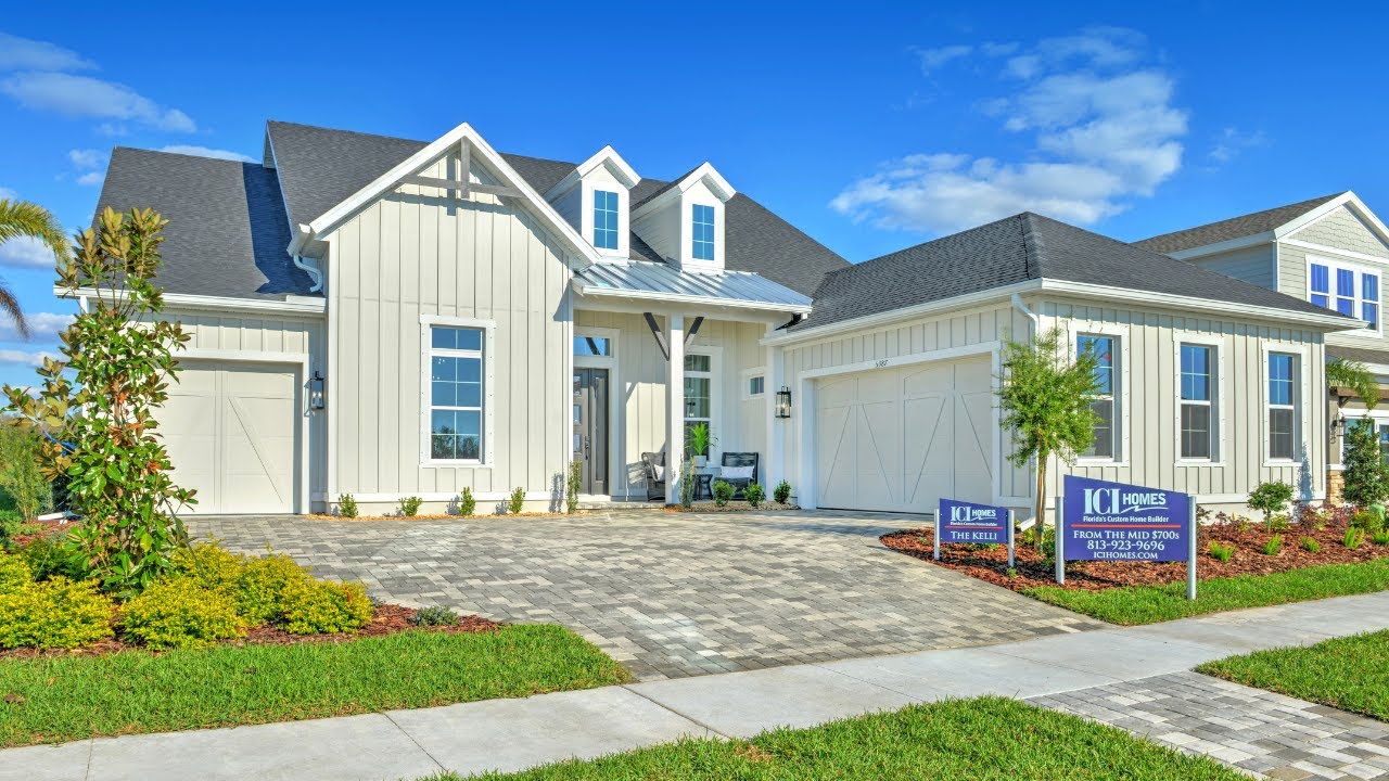 The Kelli Model Home at Waterset | ICI Homes in Apollo Beach, FL - YouTube