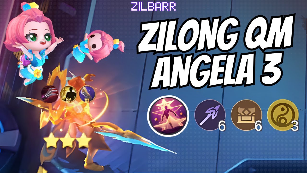 ZILONG QUARTER MASTER ANGELA SKILL 3, CARA CEPAT BINTANG 3 MAGIC CHESS ...