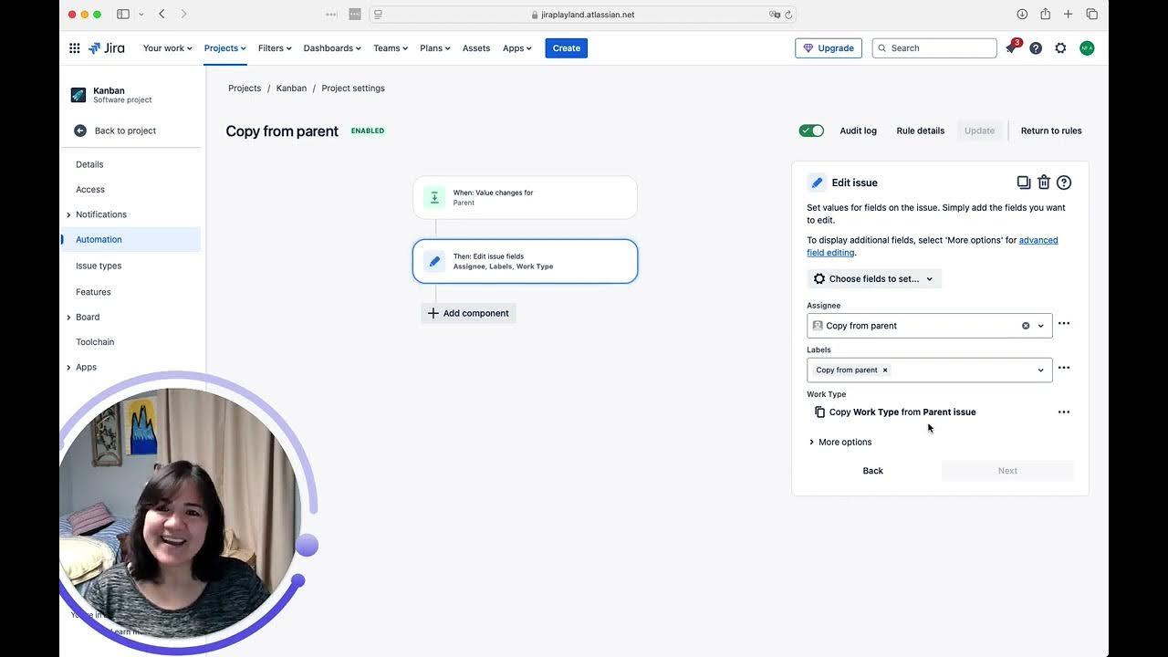 Using JIRA Automation to Cascade Information from Parent to Children - YouTube