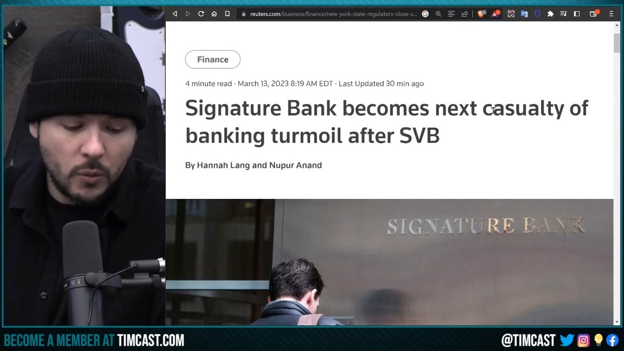 A SECOND BANK COLLAPSED, SVB And Now Signature Banks Collapse Biden To ...