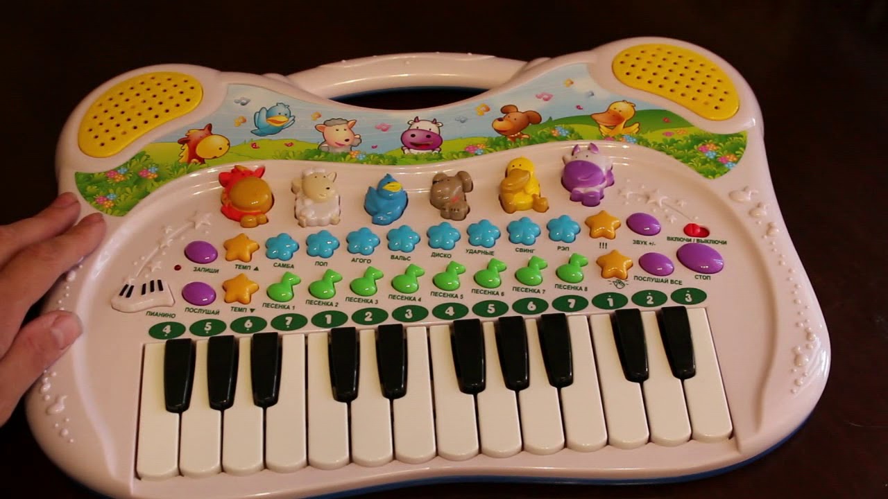 Обзор Синтезатора Genio Kids Поющие Друзья из Rozetka - YouTube